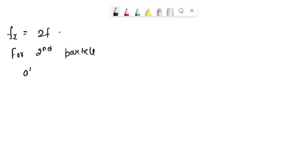 SOLVED: Two particles execute simple harmonic motion with the same amplitude. One particle has ...