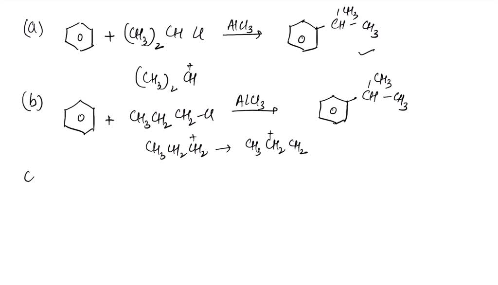 SOLVED: 25. Which of (a)-(d) does not give isopropylbenzene as a ...