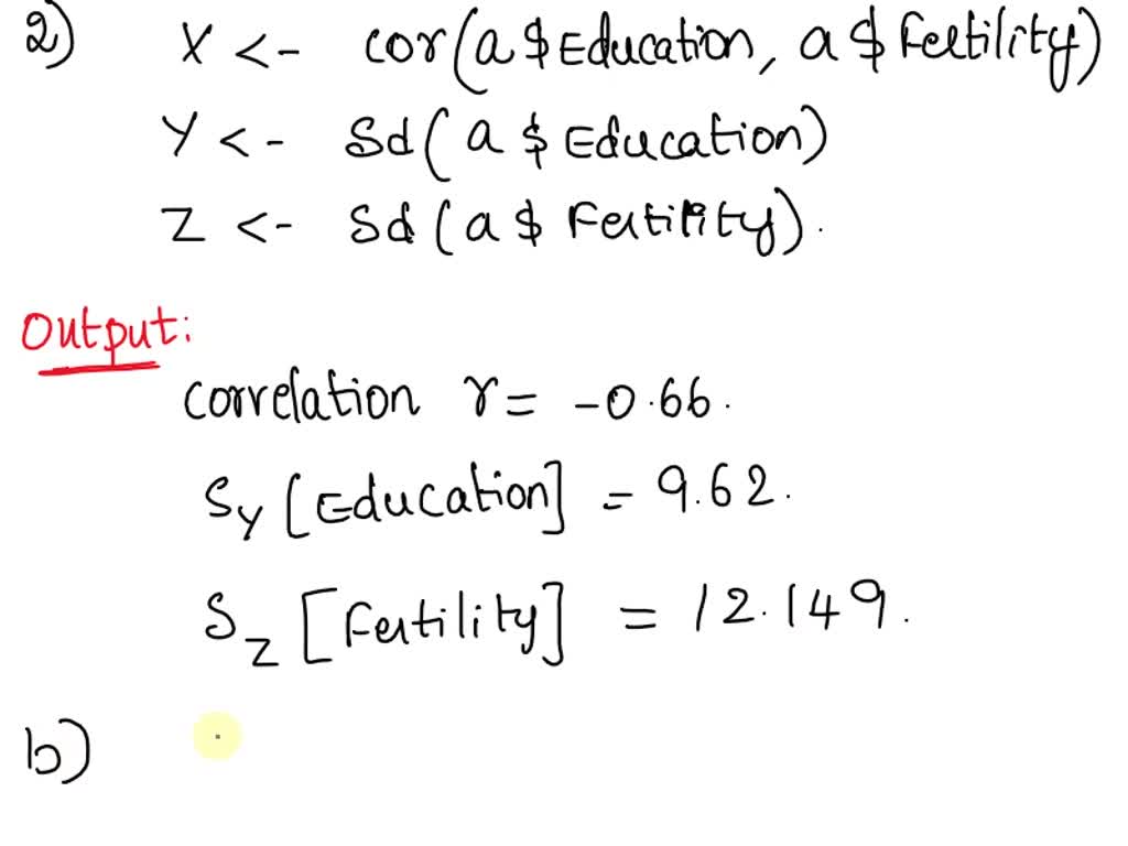 Solved For This Exercise We Will Run A Regression Using Swiss Demographic Data From Around