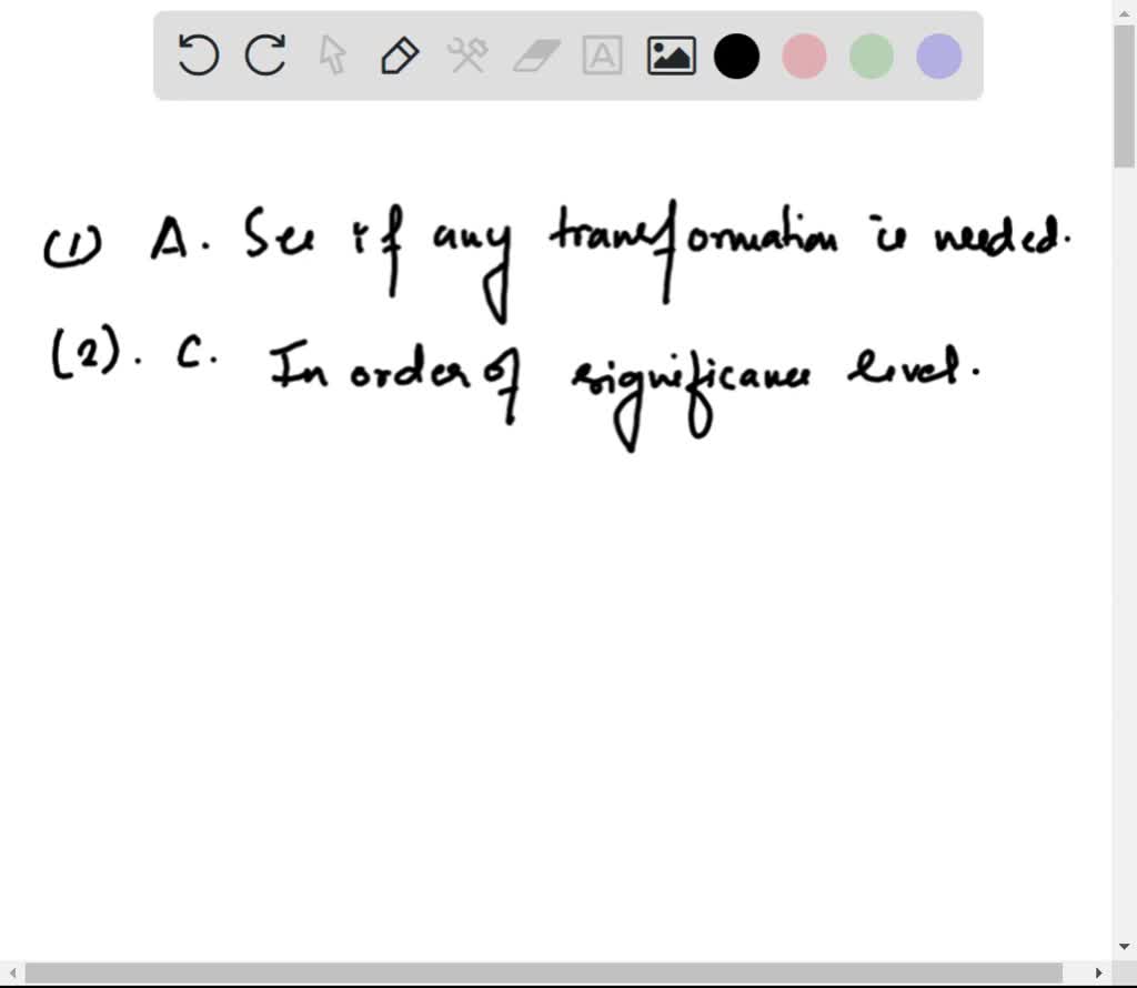 Solved The Model Selection Algorithms Forward Selection And Backward Elimination Will Always