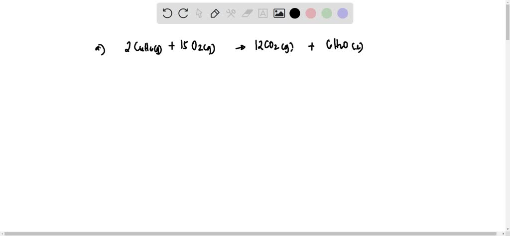 SOLVED: Balance the following chemical equations: 1. Combustion of ...