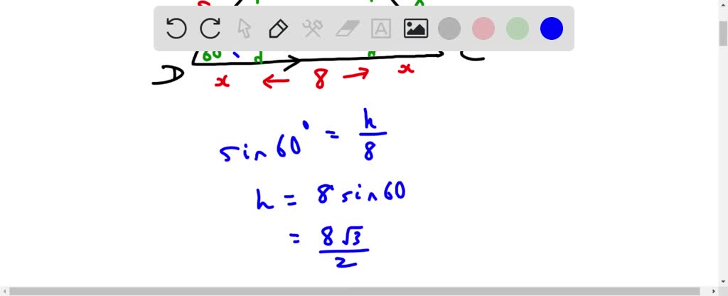 A trapezoidal lot ABCD has sides BC parallel to AD. AB = 395m, AD ...