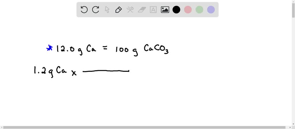 SOLVED: the recommended daily allowance of calcium is 1.2 g. calcium carbonate contains 12.0 % ...