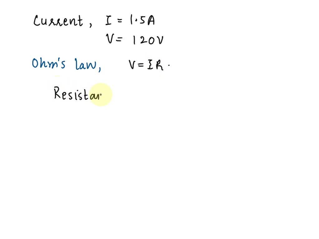 SOLVED: A lamp draws 15 mA of current when using a 1.5 V cell and 25 mA ...