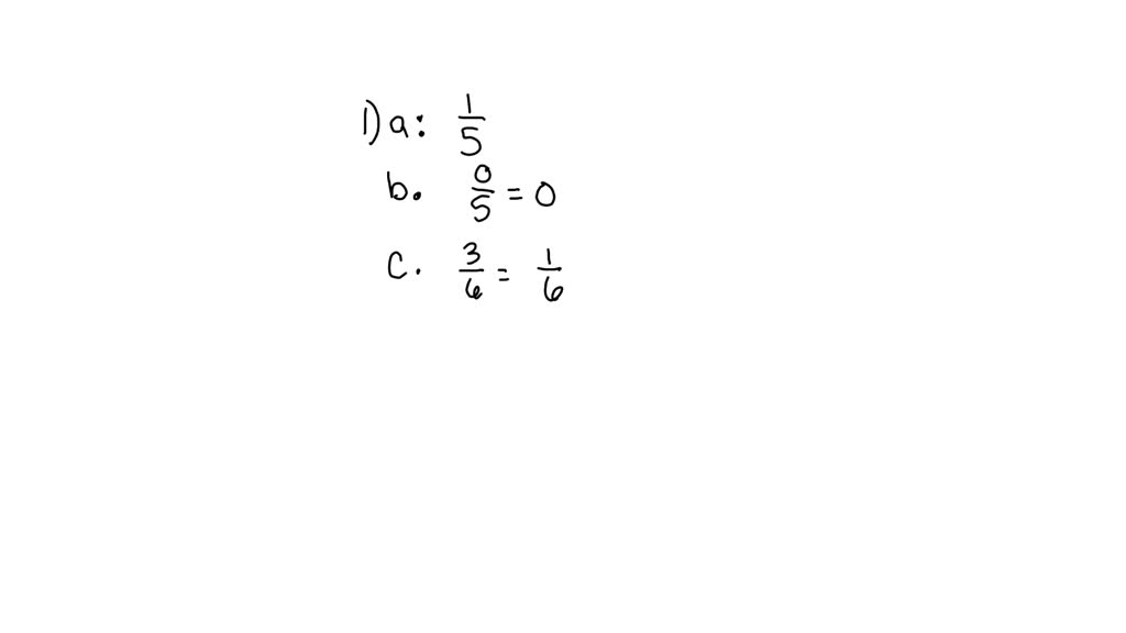 SOLVED: 1) a. Compute the probability of tossing a six-sided die (with sides numbered 1 through ...