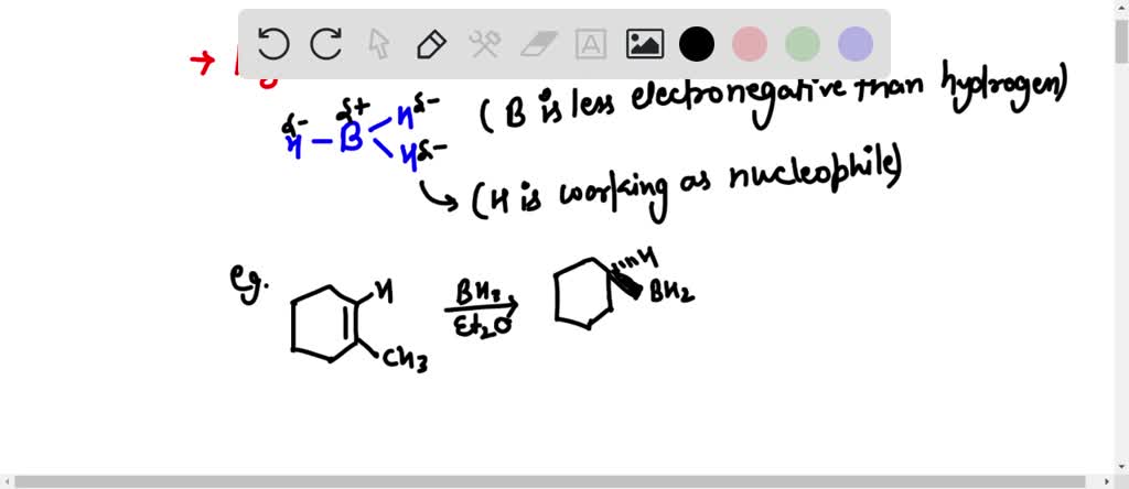 SOLVED: Which statement is true in the hydroboration-oxidation of an ...