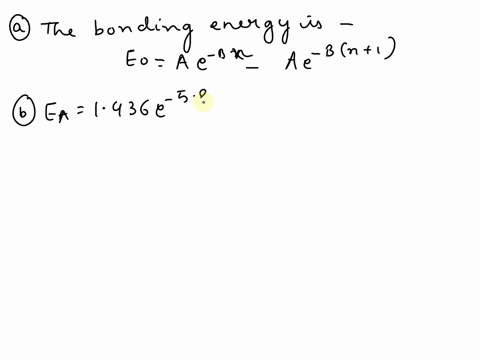 The net potential energy between two adjacent ions en may be...