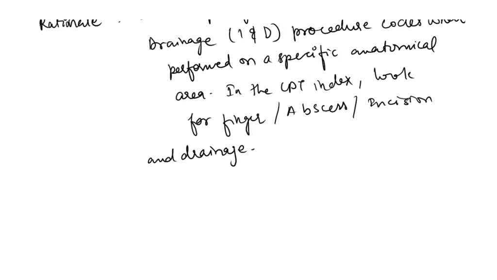 SOLVED: A 49-year-old presents with an abscess of the right thumb. The ...