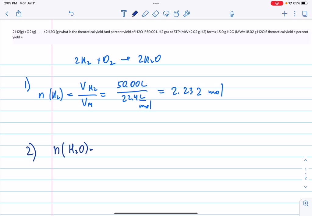 SOLVED: For the following reaction; 6.23 grams of oxygen gas are mixed with excess hydrogen ...
