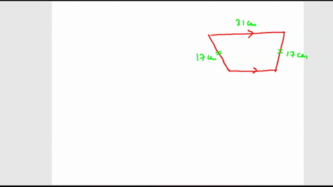 The dimensions of the trapezium are given in the diagram...