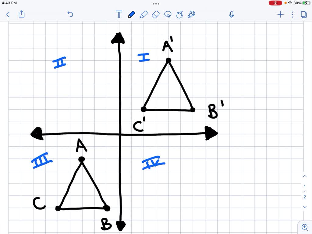 SOLVED: TRANSLATIONS ON THE COORDINATE PLANE 1. Describe, in words, how ...
