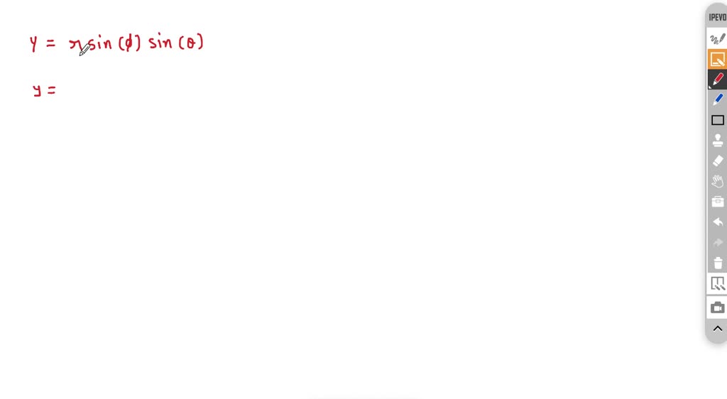 SOLVED: Convert from spherical to rectangular coordinates (Use symbolic ...
