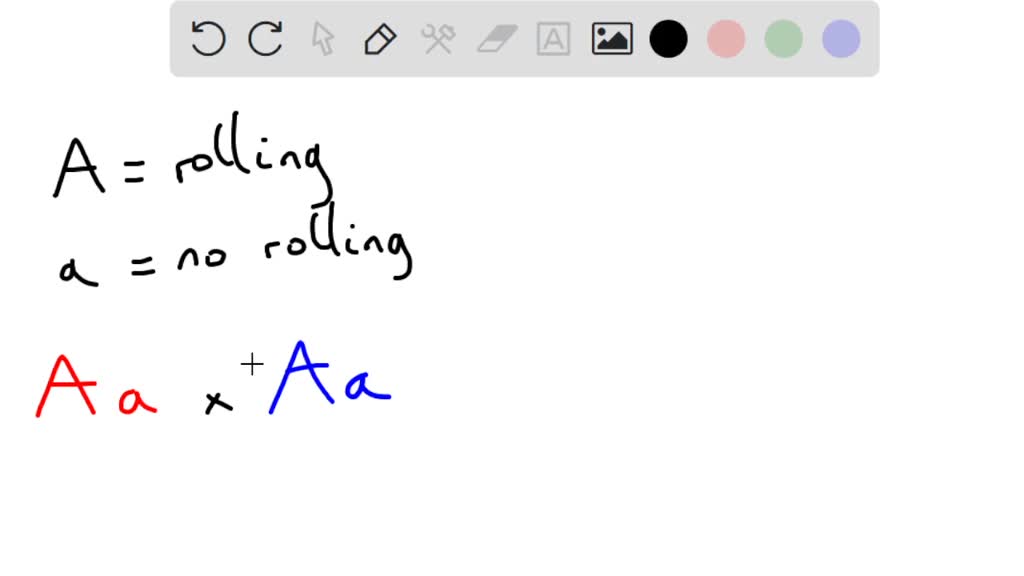 SOLVED: humans tongue rolling is dominant to the inability to tongue ...