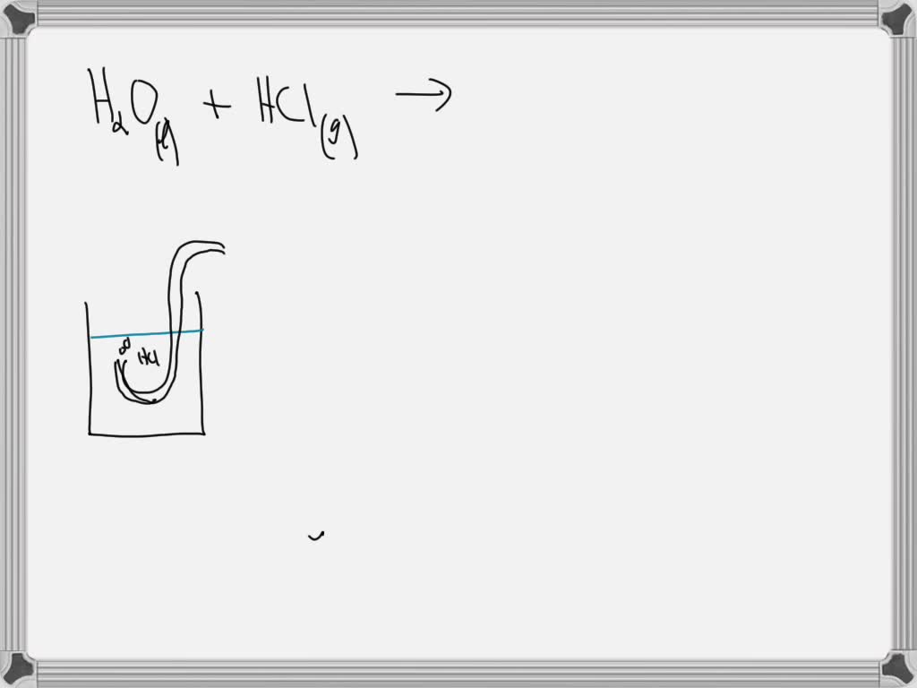 in the equation: H2O (l) + HCl (g) H3O+ (aq) + Cl- (aq) why is HCl ...
