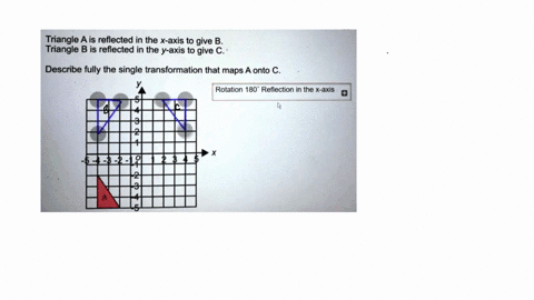 On the set of axes below triangle abc is graphed triangles a...