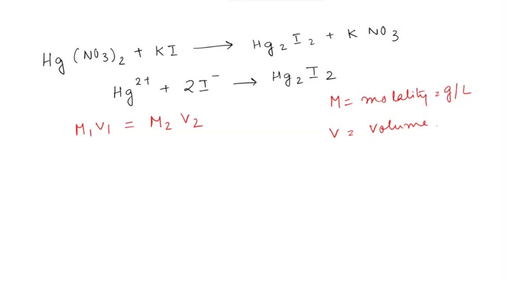 SOLVED: How many milliliters of 0.100 M KI are needed to react with40 ...