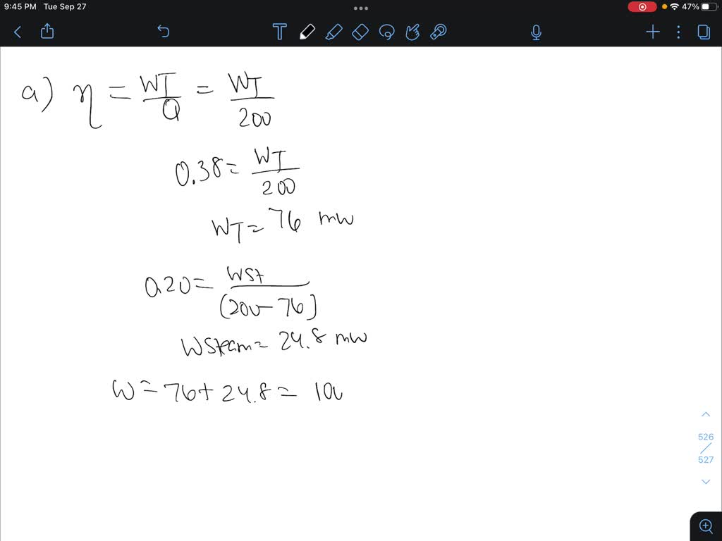 SOLVED: 4. Consider a combined cycle power plant based on a Brayton cycle gas turbine with ...