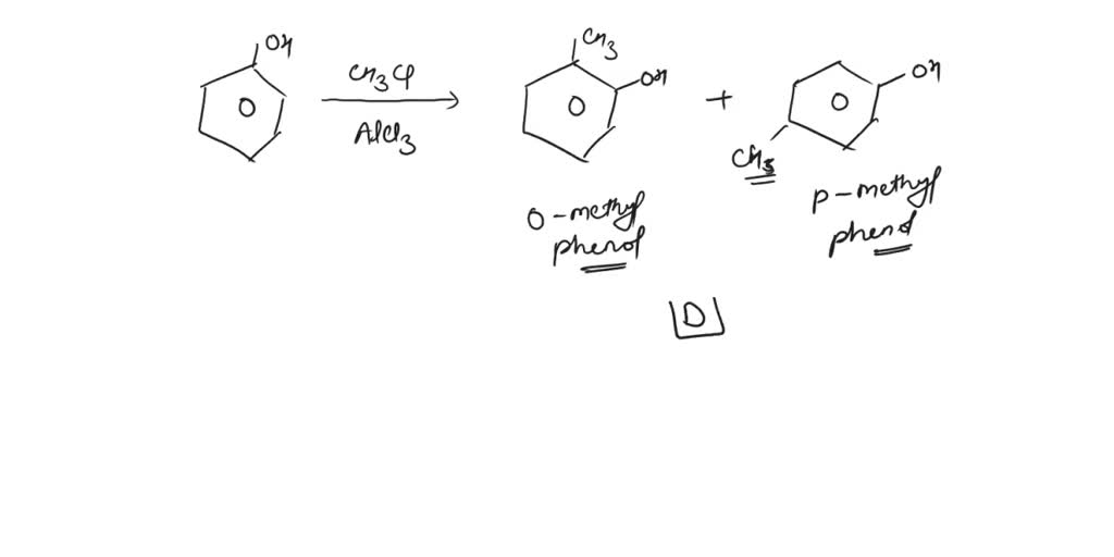 SOLVED: The major product(s) of the Friedel-Crafts alkylation of phenol ...