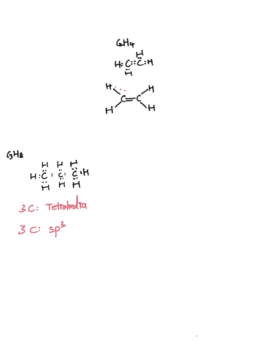 SOLVED: Two important industrial chemicals, ethene, C2H4, and propene ...