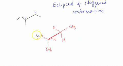 draw the eclipsed and staggered newman conformations for 3 methylpentane down the 2 3 bond 15676