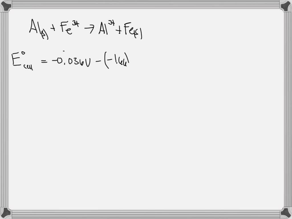 Solved Using The Standard Reduction Potential Table What Is The Cell 3479