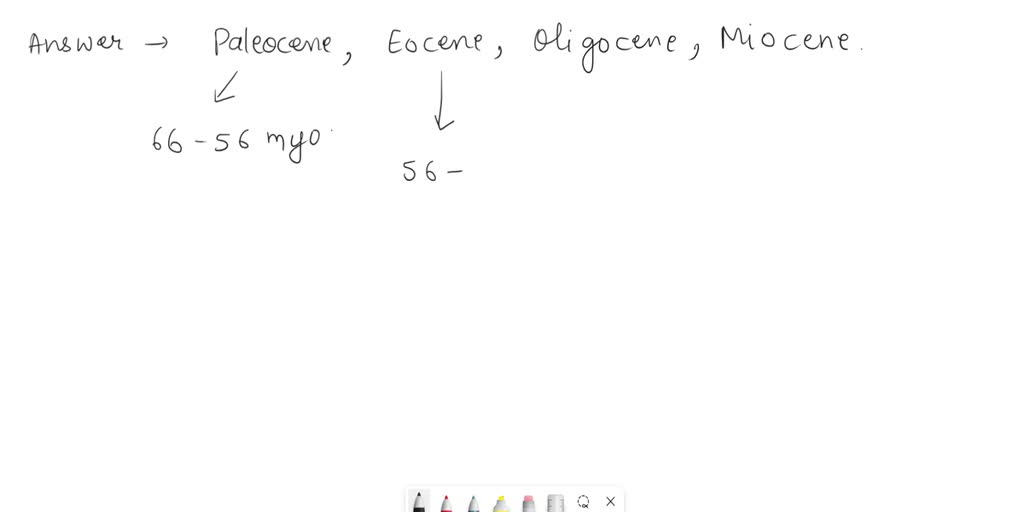 Primate evolution begins with the Cenozoic era. The first four epochs ...