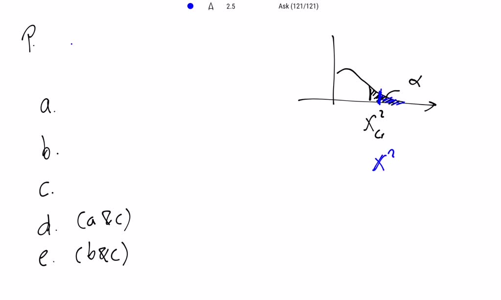 Solved In The Application Of Chi Square Analysis Ifthe Calculated