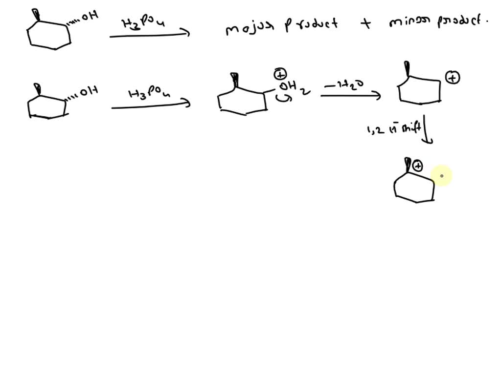 Solved What Is The Major Product Of The Following Reaction Use Line Structure Which Means