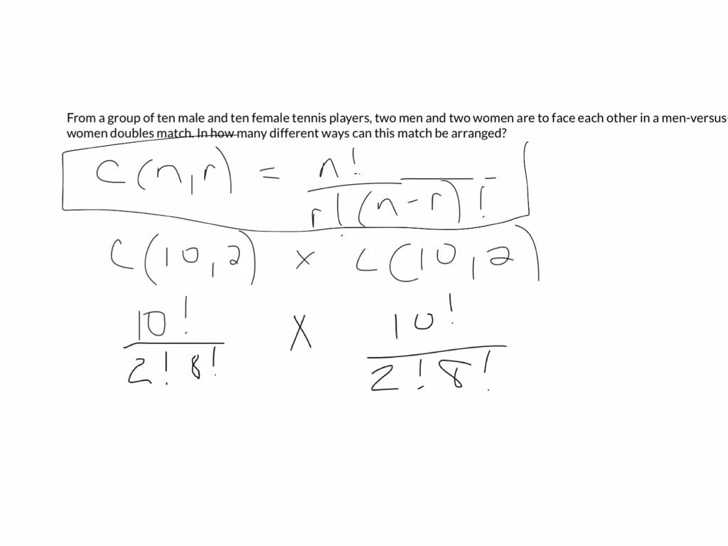 SOLVED: Solve these exercises by using the appropriate counting principle(s). From a group of ...