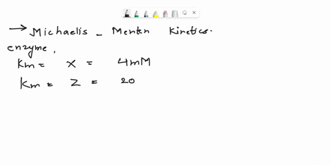 The km for the reaction of enzyme a with a substrate s1 is...