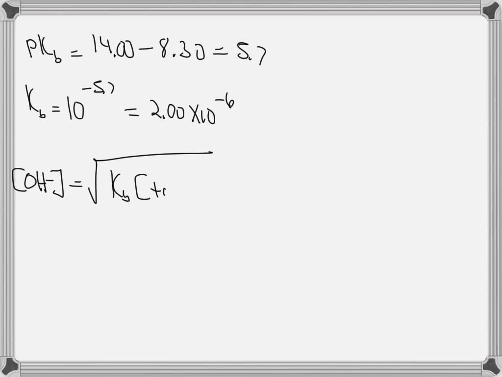 SOLVED: What is the pH of 0.30 M Tris (base form)? The pKa for TrisH+ ...