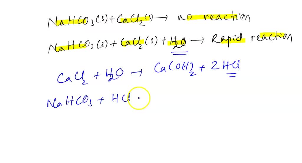 Nahco3 Reaction