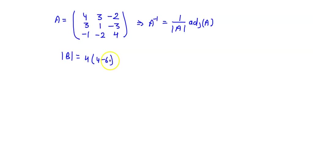 Solved Select The Matrix That Is The Inverse Of [ 2 1 1 1 1 3 2 3 1] Matrices And Their