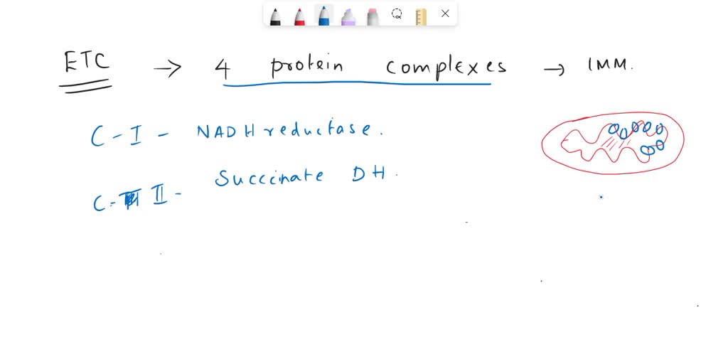 SOLVED: The figure depicts electron carriers of the electron transport ...