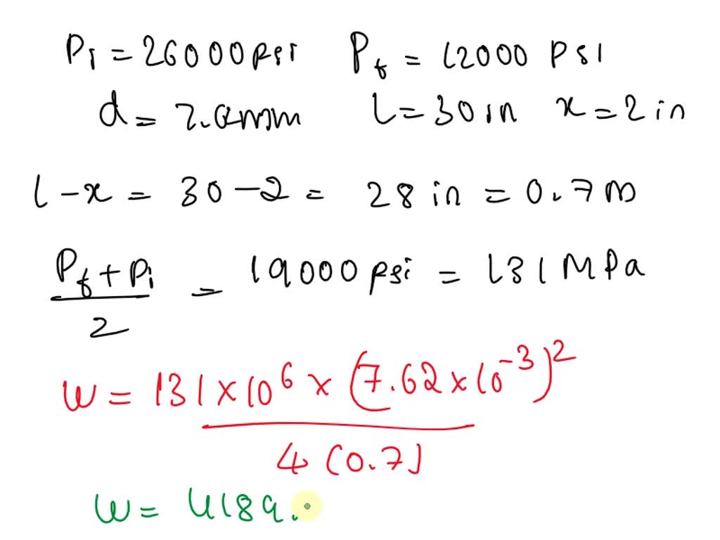 SOLVED: Can you do a pressure-volume work computation for a piston in a ...