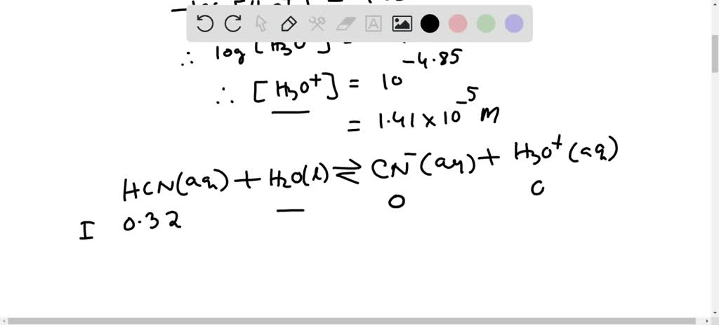 SOLVED: KCIC ANABASES = Calculating the Ka of wcak acid from pH The PH ...