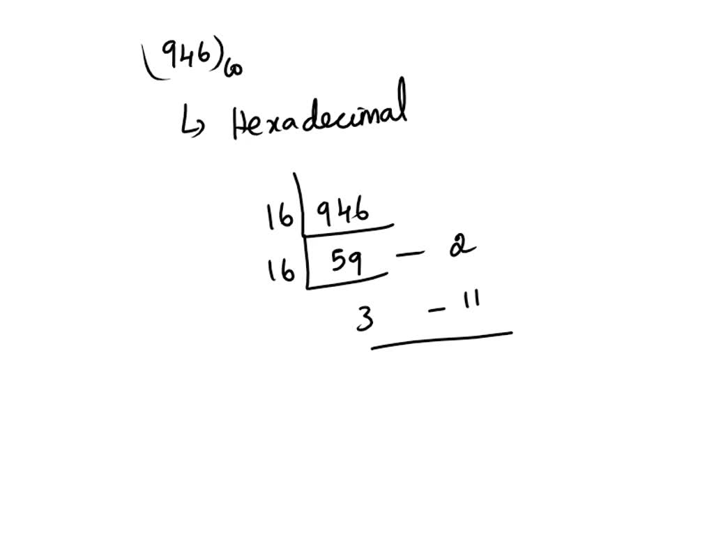 SOLVED: Q16A. Convert the base 10 number to its hexadecimal equivalent. Express your answer in ...