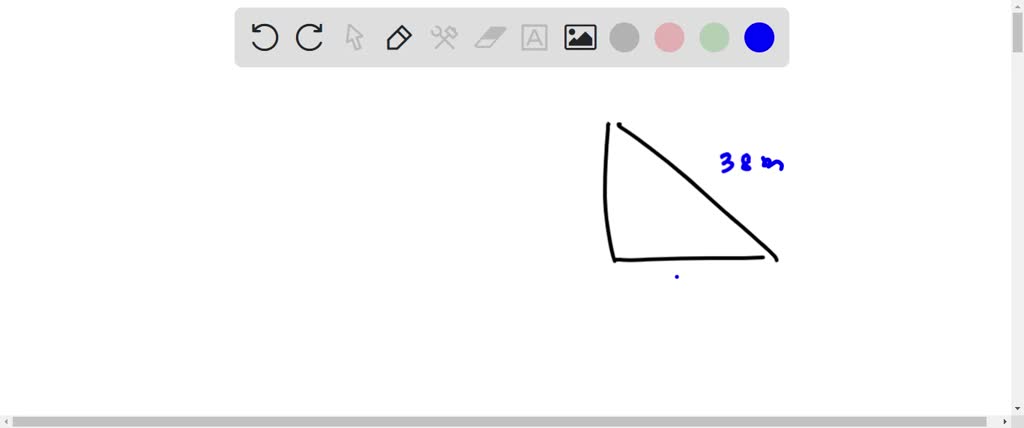 SOLVED: Use the Pythagorean theorem to find the length of the missing side of the right triangle ...