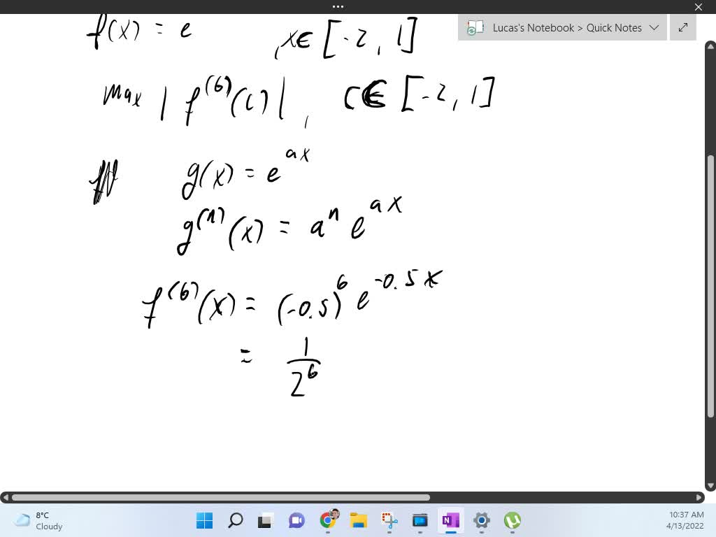 Solved Apply The Interpolation Error Formula To Find The Best Possible Upper Bound For The 9643