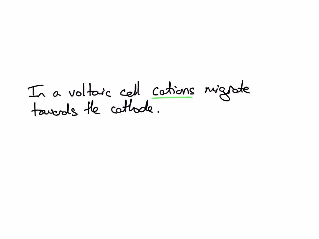 SOLVED: Question 9 (5 points) In a voltaic cell, what type of ions move ... SOLVED: Question 9 (5 points) In a voltaic cell, what type of ions move ...