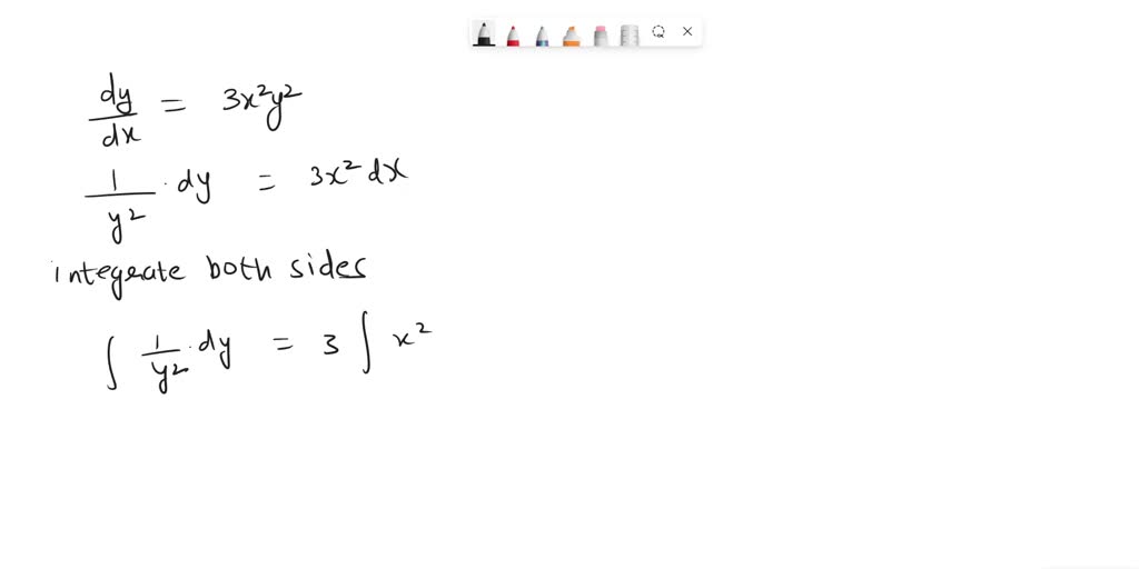 SOLVED: Solve the exact differential equation: (3x^2 + 2y^2)dx + (4xy + 6y^2)dy = 0