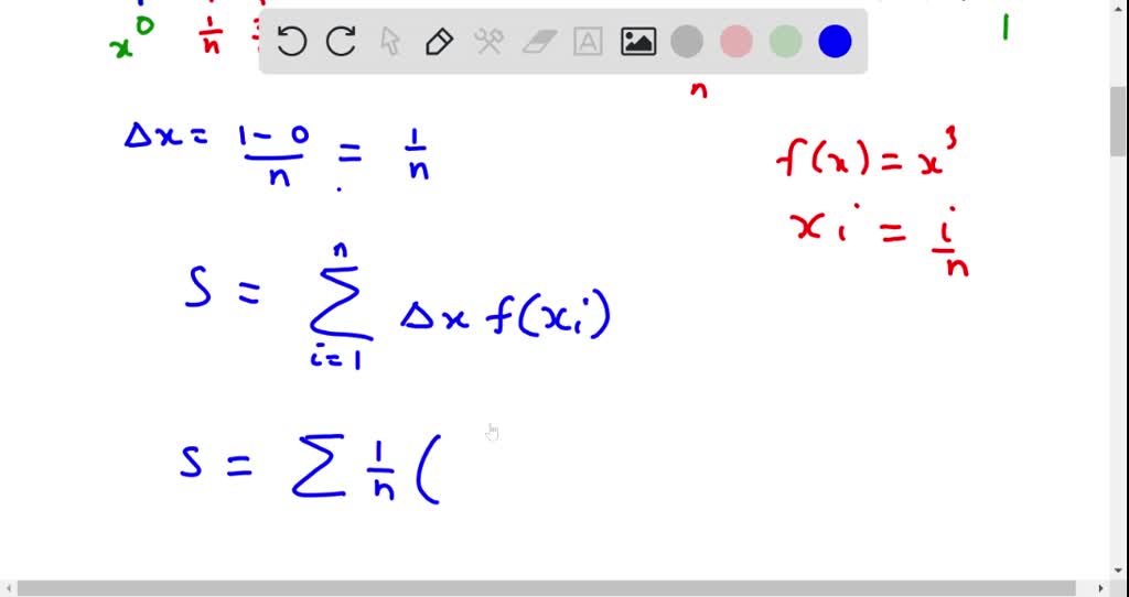 SOLVED: Left right Riemann sums Approximate the area between the x-axis and the curve y = f(x ...