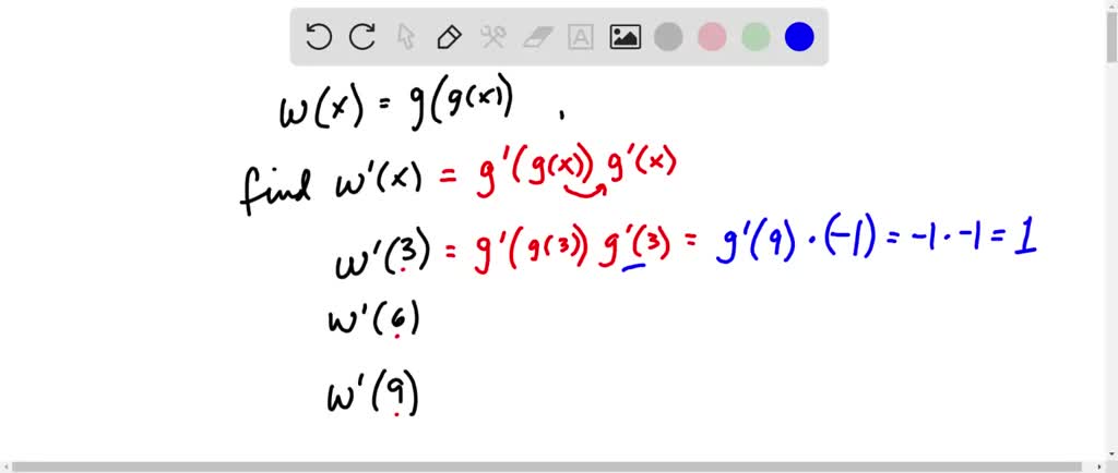 SOLVED: Use the figure below and the chain rule to estimate the ...