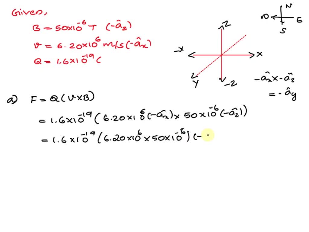 SOLVED: The magnetic field of the Earth at a certain location is ...