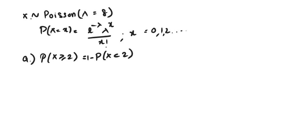SOLVED: Students arrive to class according to a Poisson process with lambda = 8 arrivals per ...
