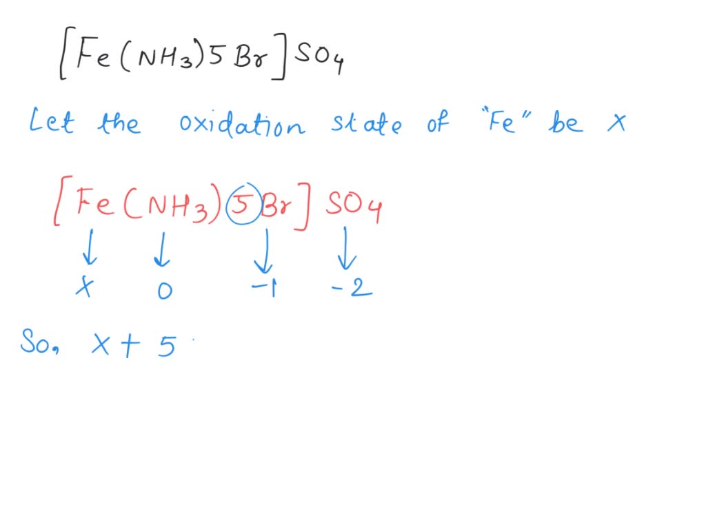 SOLVED: pcenmani the oxidation stale for cach of the clements below ...