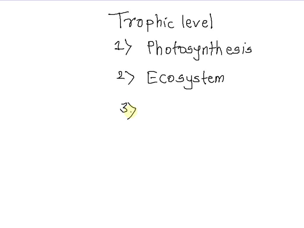 SOLVED: Question 5 (2 points) The loss of energy between trophic levels ...