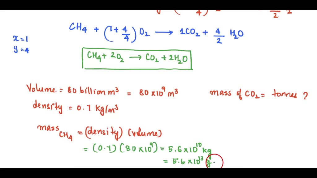 SOLVED: Calculate the carbon emissions, in CO2e, corresponding to the fugitive methane from a ...