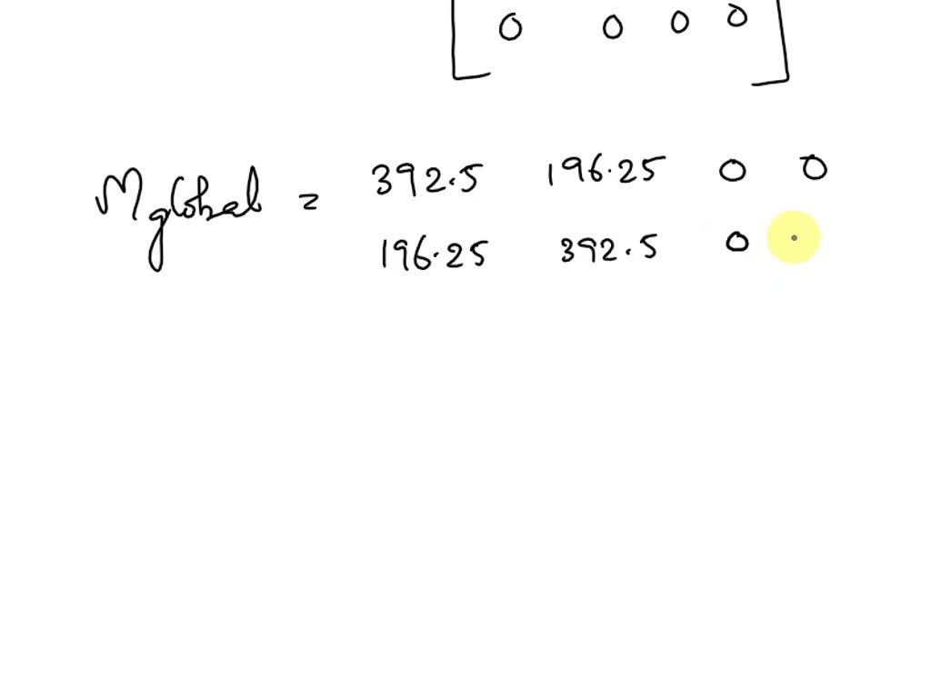 SOLVED: Find the first 4 modes of the following beam as shown by using hand calculations with ...