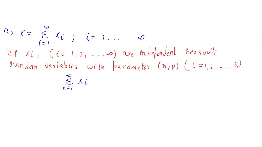 Solved Let X Be A Binomial Random Variable With Parameters N And P A 9201